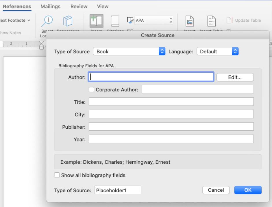 How To Format Citations Automatically Using Microsoft Word